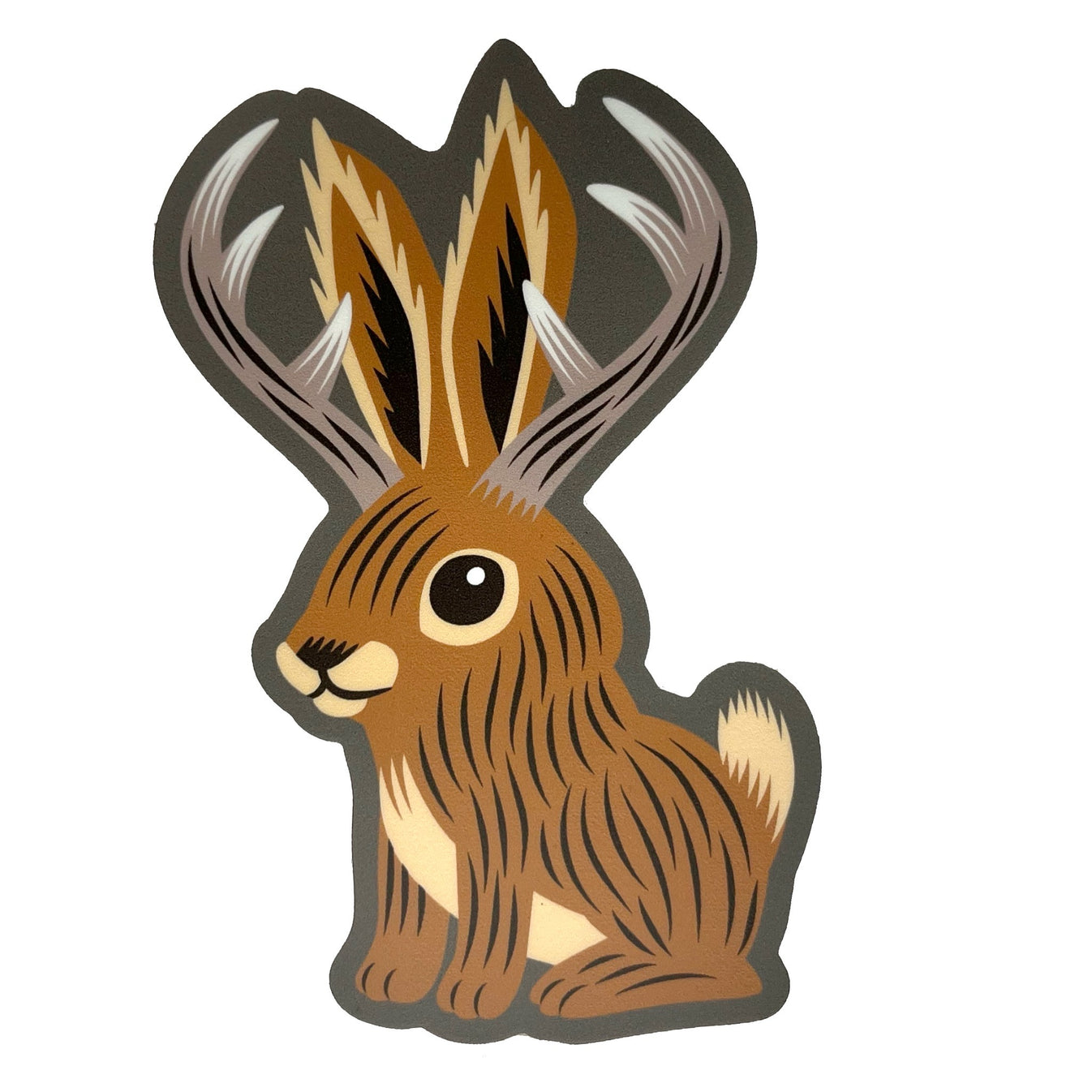Jackalope Cute sticker – Monsterologist