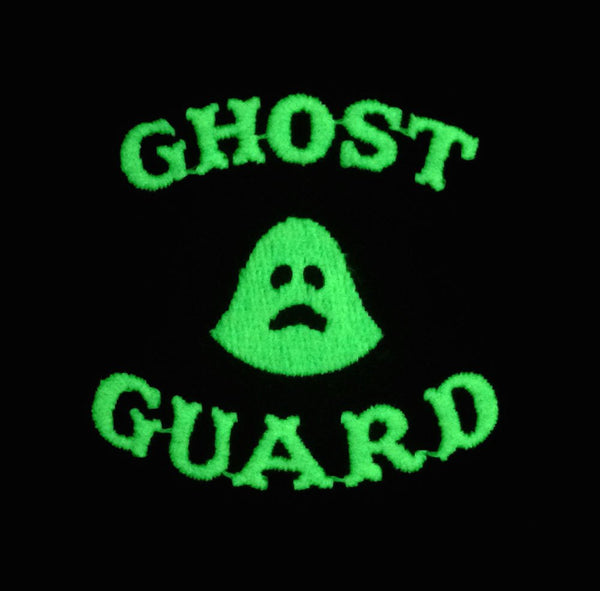 Ghost Guard police badge embroidered patch - glow-in-the-dark ...